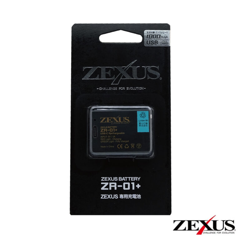 ZEXUS専用充電池 ZR-01＋ 公式限定ステッカー（小サイズ）付 | ZEXUS公式サイト | ゼクサス
